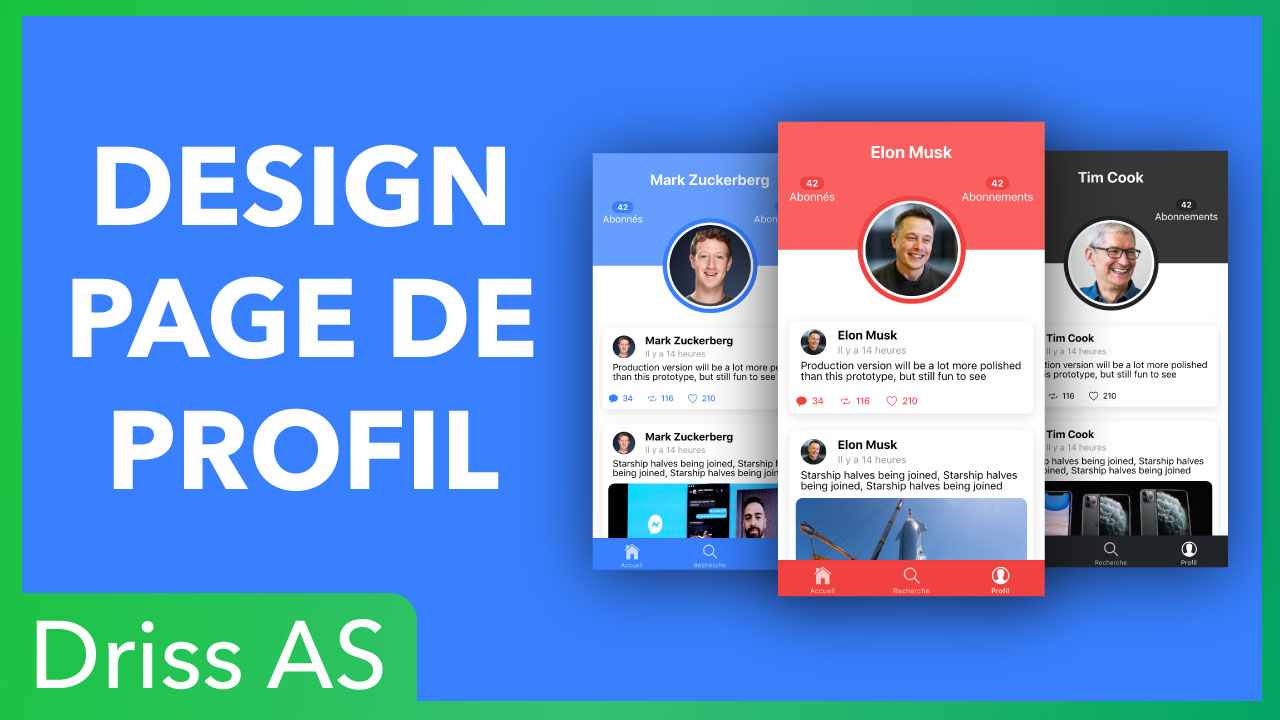 Comment créer une page de profil dans Ionic ? - Driss AS